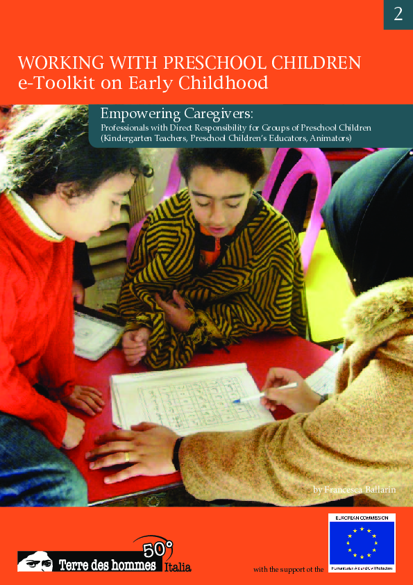 Working With preschool children e-toolkit on early childhood Empowering ...