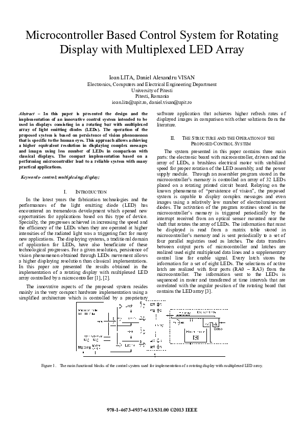 (PDF) 978-1-4673-4937-6/13/$31.00 ©2013 IEEE Microcontroller Based ...