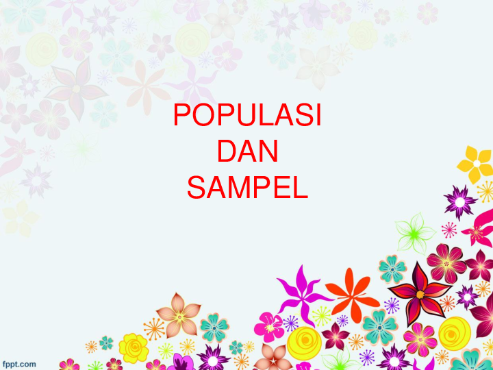 (PPT) Populasi dan Sample