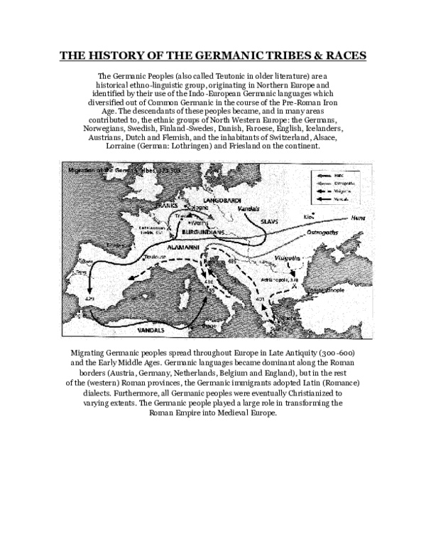 (DOC) THE HISTORY OF THE GERMANIC TRIBES
