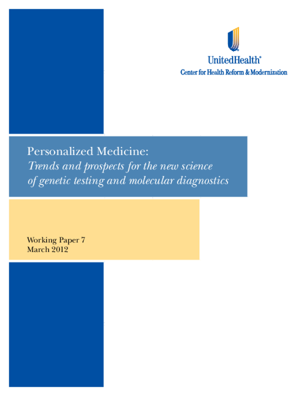 (PDF) Personalized Medicine: Trends and prospects for the new science ...