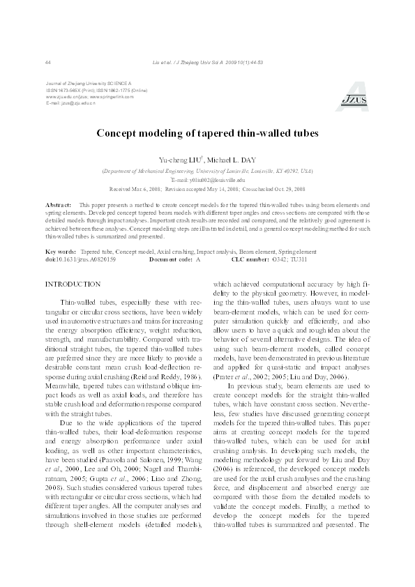 (PDF) Improved concept models for straight thin-walled columns with box cross section