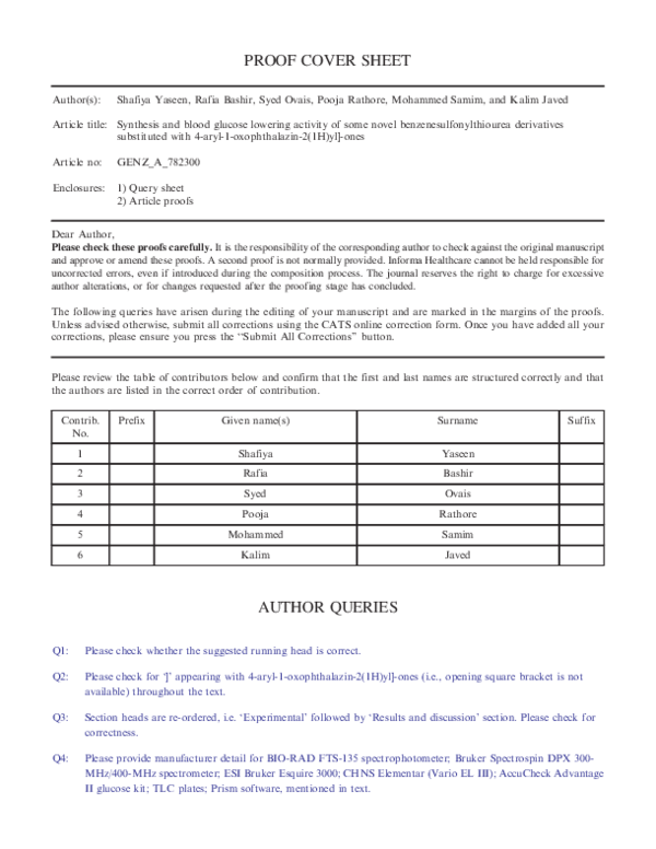(PDF) PROOF COVER SHEET Author(s)