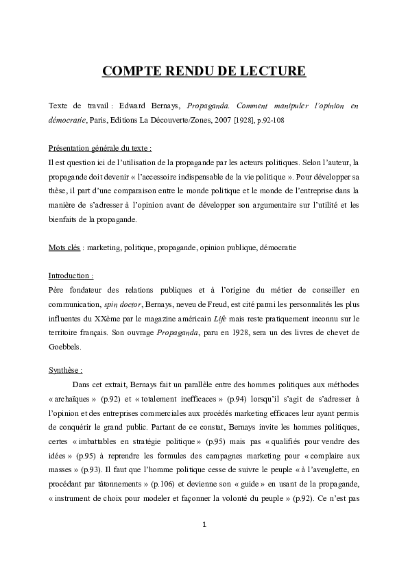 Ed. Bernays Propaganda