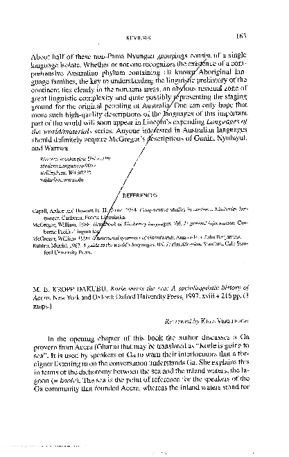 (PDF) Review of: M.E. Kropp Dakubu, Korle meets the Sea: A ...