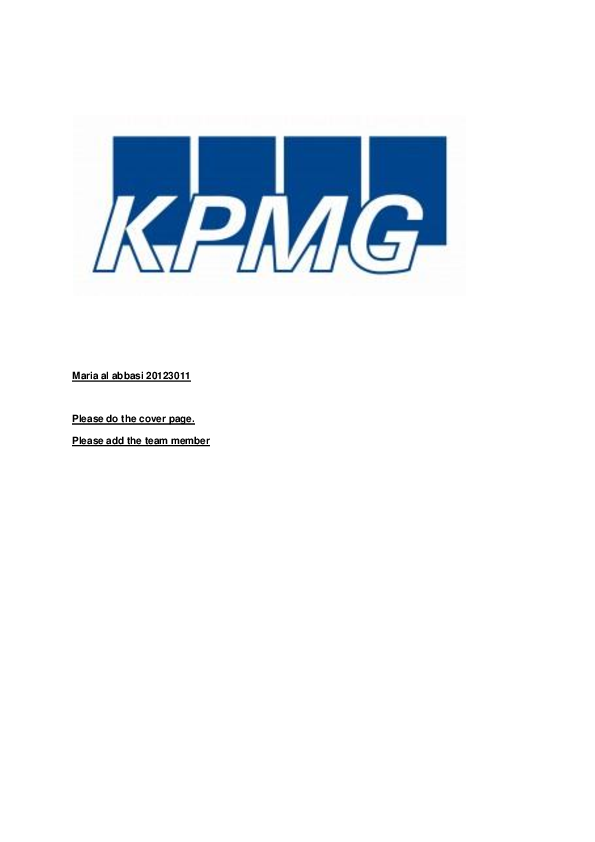(DOC) KPMG managing change