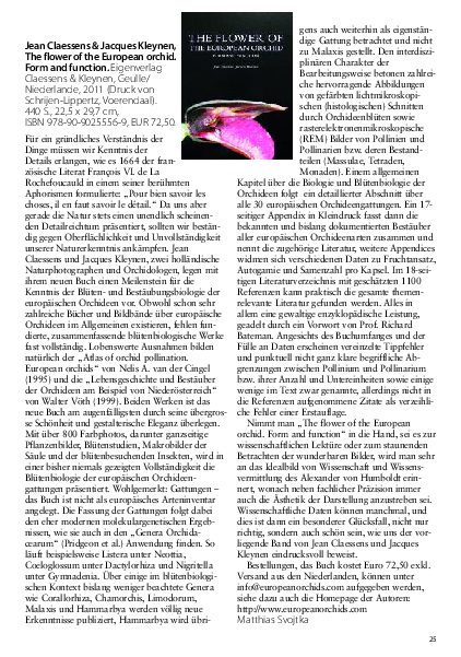 (PDF) Buchbesprechung "Jean Claessens & Jacques Kleynen, The flower of ...