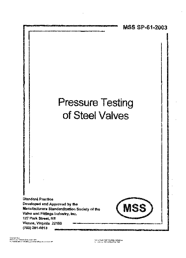 (PDF) MSS SP-61-2003
