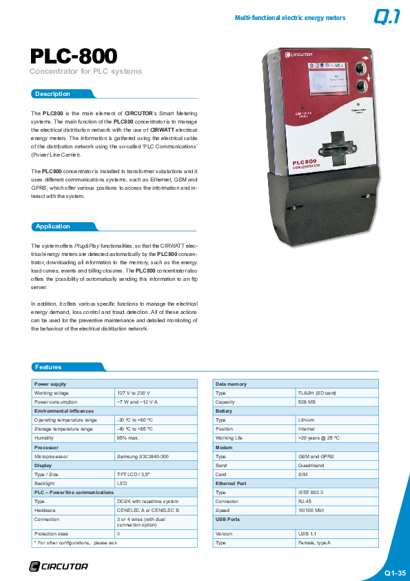 (PDF) Multi-functional electric energy meters Concentrator for PLC systems