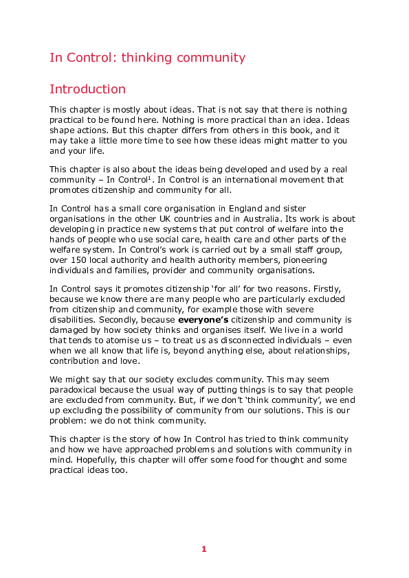 (PDF) Think Community