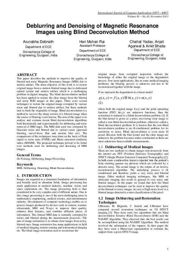 (PDF) De-noising of ECG Waveforms based on Multi resolution Wavelet Transform