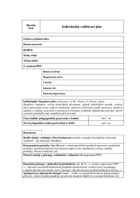 (PDF) Návrh pro tvorbu IVP