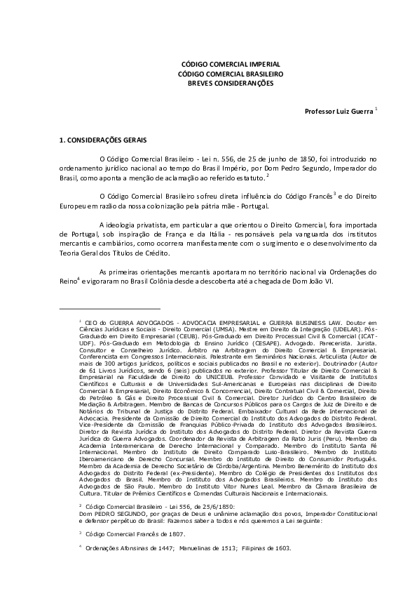 (PDF) CÓDIGO COMERCIAL IMPERIAL