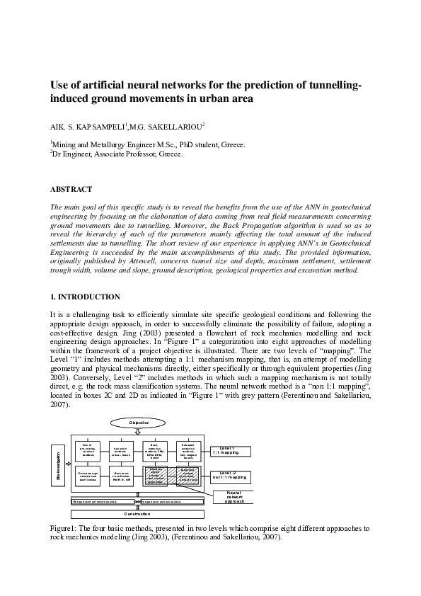 Pdf Prediction Of Tbm Jamming Risk In Squeezing Grounds Using Bayesian And Artificial Neural