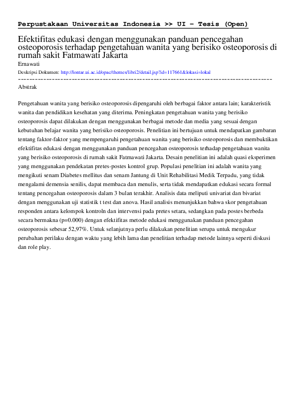 (PDF) Perpustakaan Universitas Indonesia >> UI -Tesis (Open