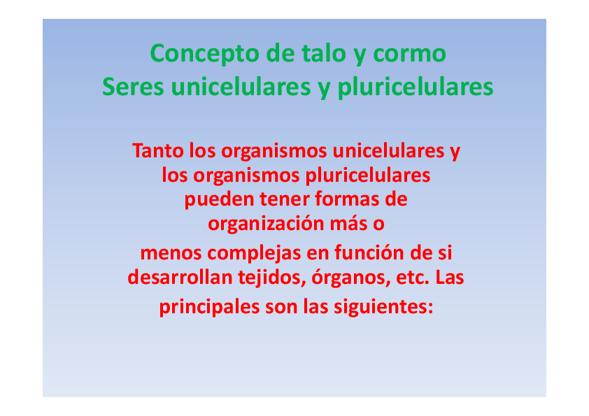 (PDF) 1 Concepto de talo y cormo