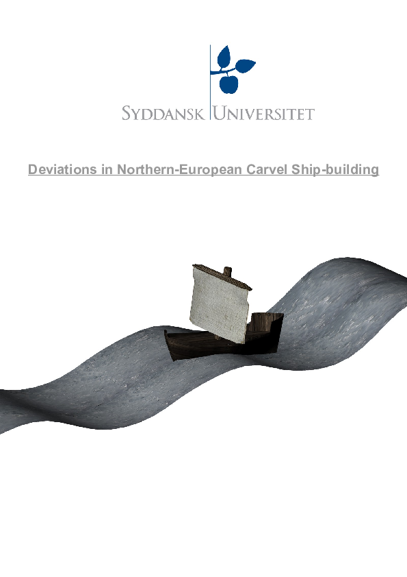 (PDF) Cattrysse, A. (2013) Deviations in Northern-European Carvel Ship ...