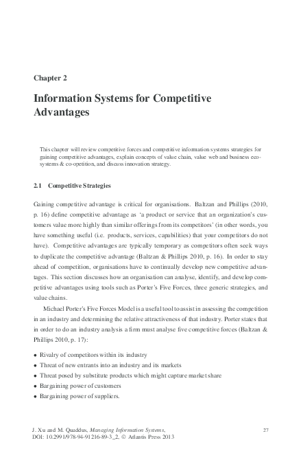 (PDF) Managing Information Systems: Ten Essential Topics