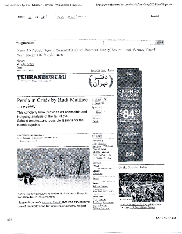 (PDF) Gareth Smyth on Persia in Crisis