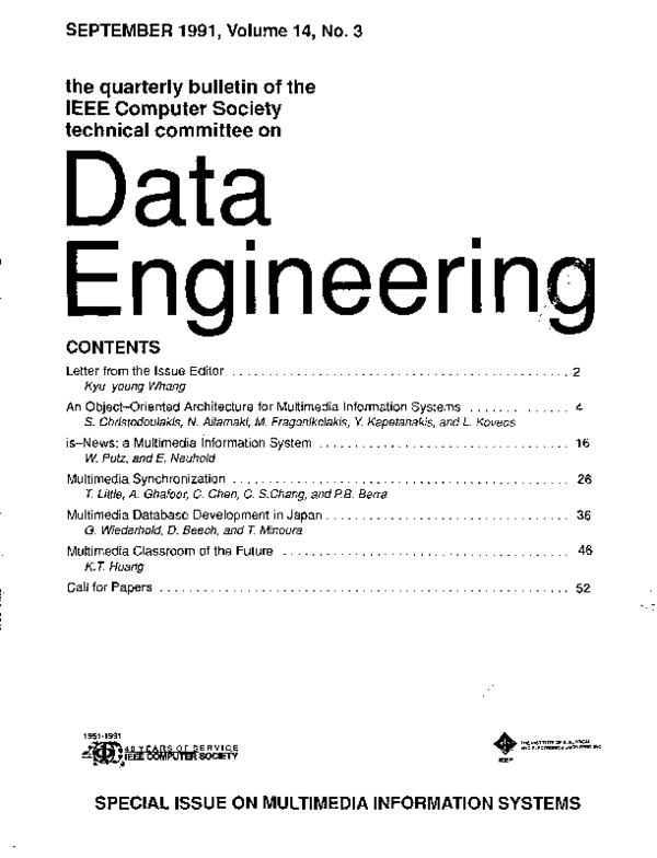 (PDF) A Object Oriented Architecture For Multimedia Information Systems