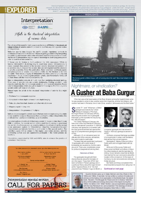 (PDF) A Gusher at Baba Gurgur (2014)