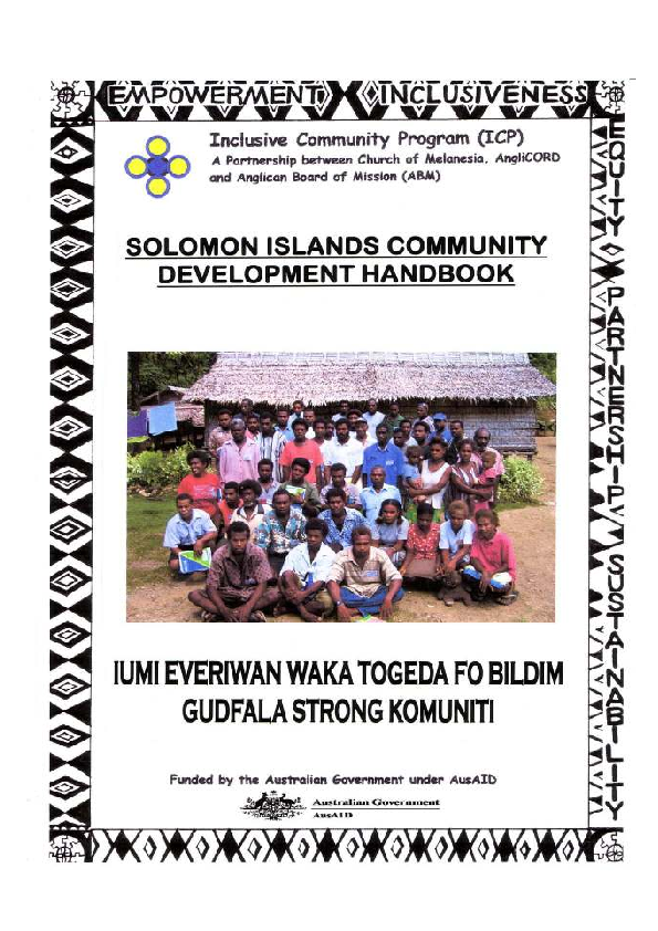 (PDF) Solomon Islands Community Development Handbook