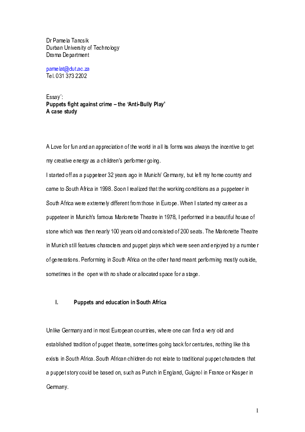 (DOC) ASJ paper, Bully play new