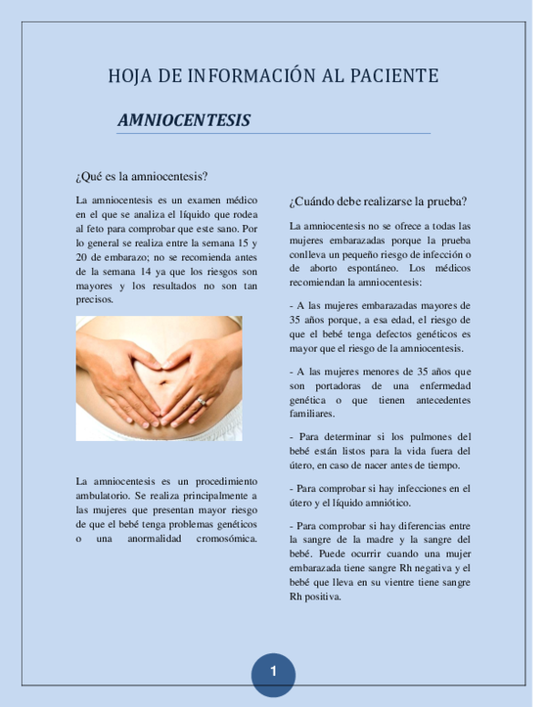 (PDF) HOJA DE INFORMACIÓN AL PACIENTE