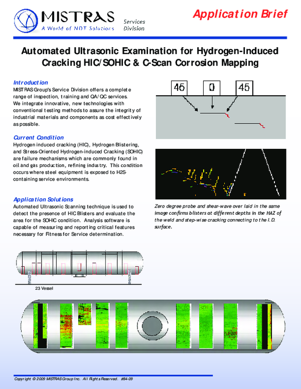 (PDF) Automated Ultrasonic Examination for Hydrogen-Induced Cracking ...