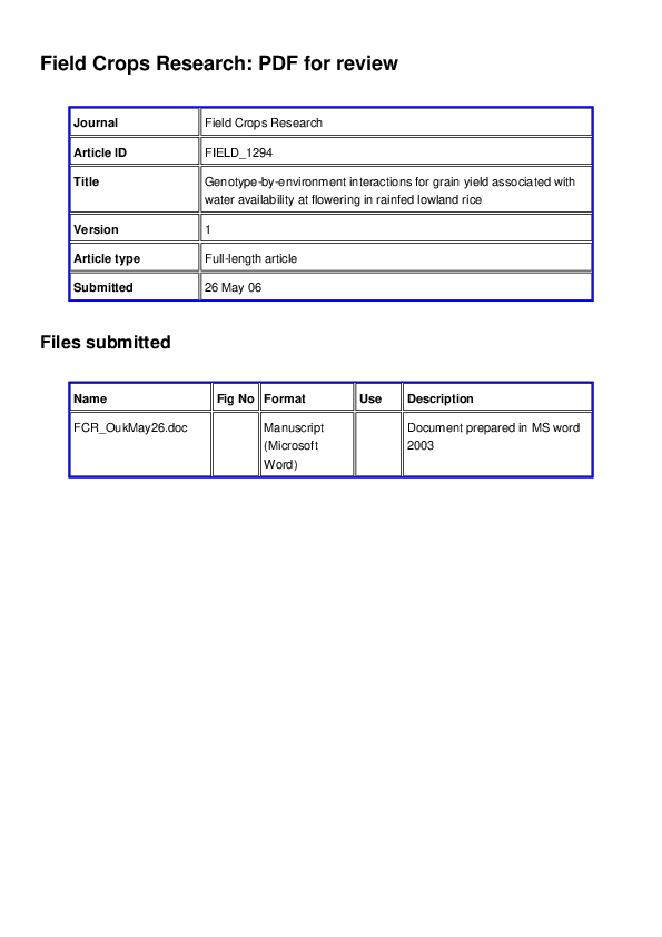 (PDF) Field Crops Research: PDF for review Files submitted Name Fig No ...