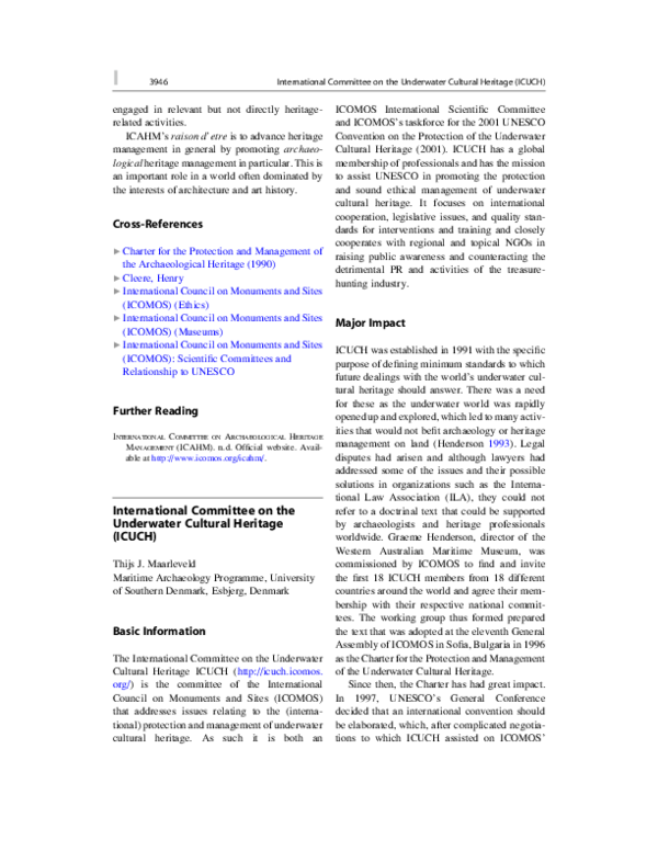ICOMOS International Secretariat e