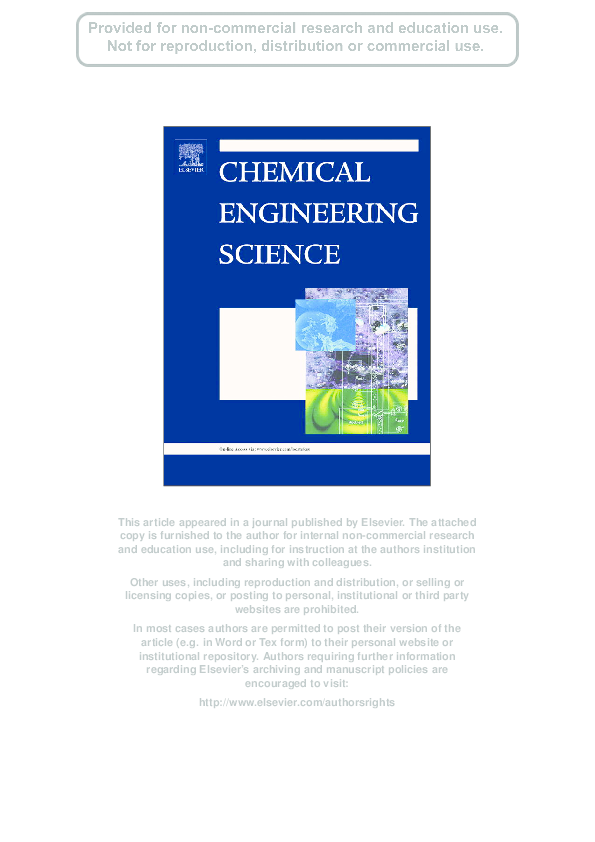 (PDF) Chemical Engineering Science