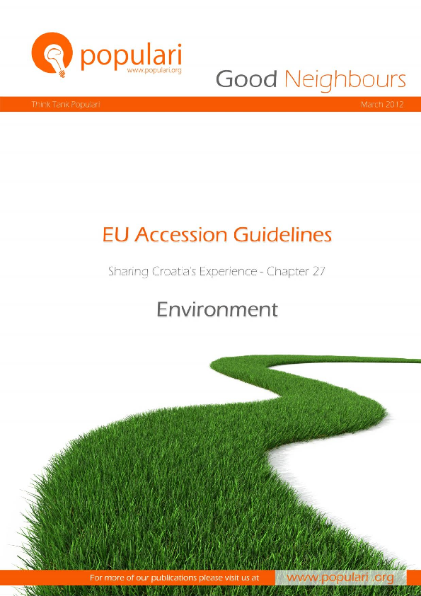 (PDF) EU Accession Guidelines - Sharing Croatia's Experience - Chapter ...