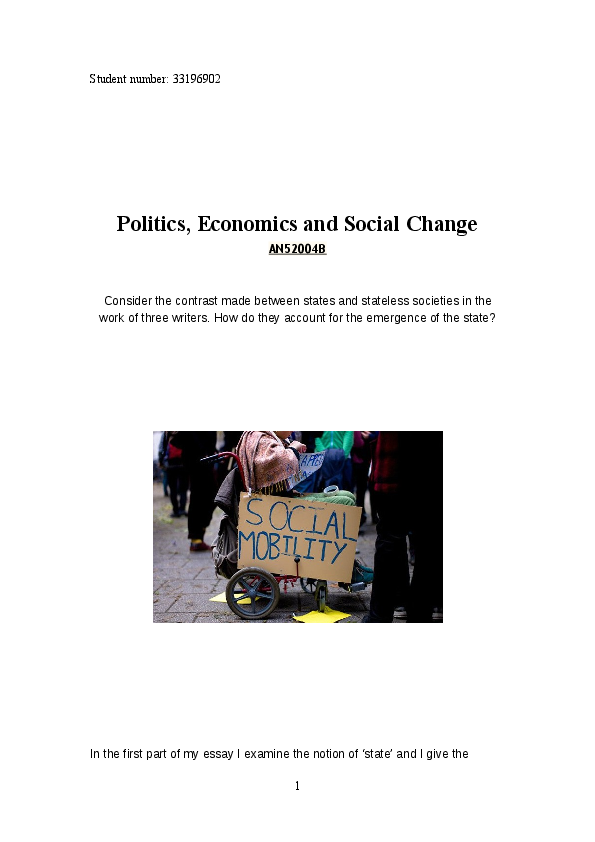 (DOC) state and stateless societies