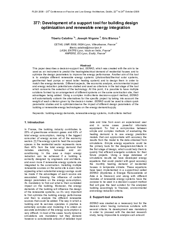 (PDF) Whole building optimization of a residential home with PV and ...