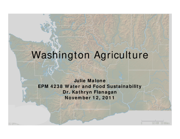 (PDF) Washington State Agriculture