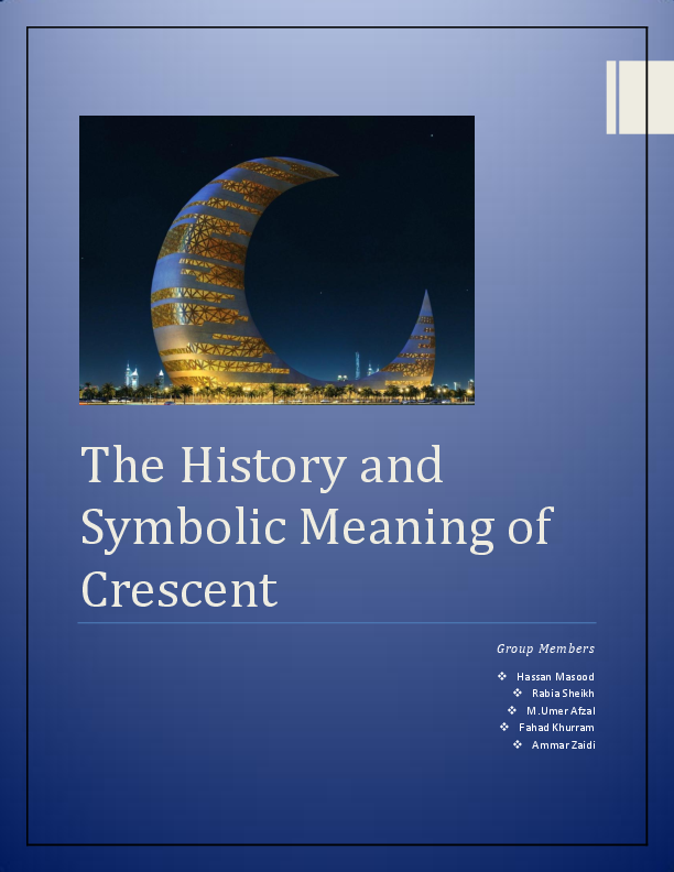 (DOC) The History and Symbolic Meaning of Crescent