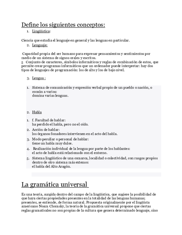 (DOC) Define los siguientes conceptos