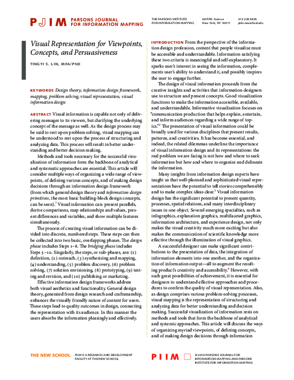 (PDF) Visual Representation for Viewpoints, Concepts, and Persuasiveness