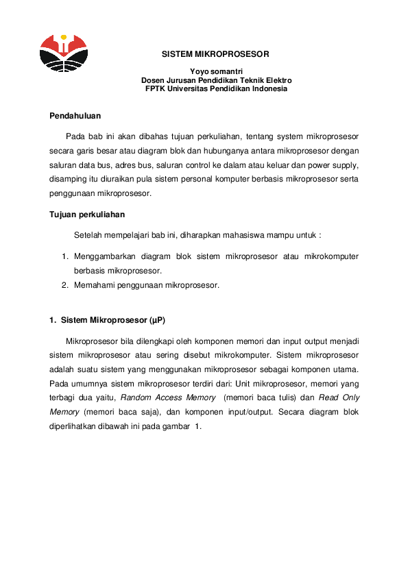 (PDF) SISTEM MIKROPROSESOR