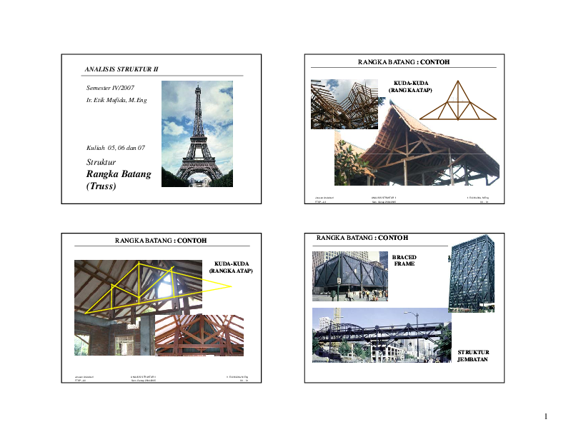 (PDF) Rangka Batang
