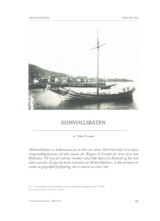 (PDF) Eidsvollsbåten