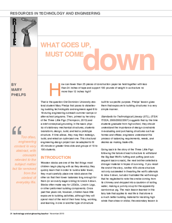 (PDF) What Goes Up, Must Come Down