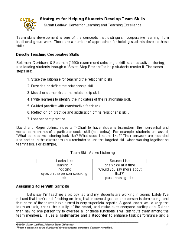 steps of active listening