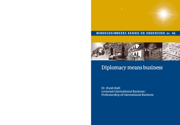Diplomacy means business - Commercial and business diplomacy as key ...