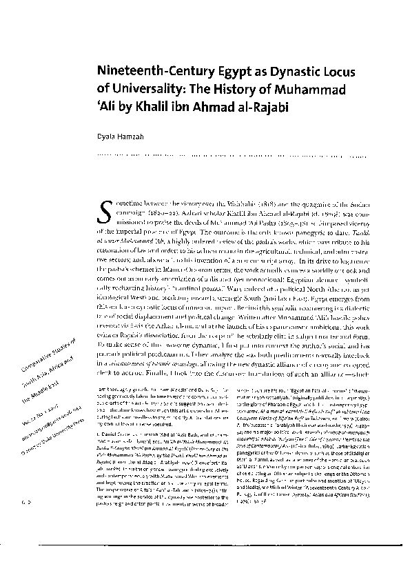 (PDF) Rajabi's The History Of Muhammad Ali Pasha
