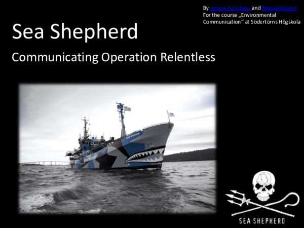 (PDF) Sea Shepherd - Communicating Operation Relentless