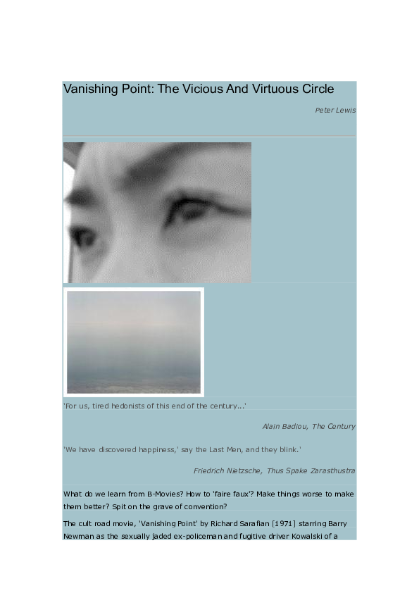 (DOC) Vanishing Point