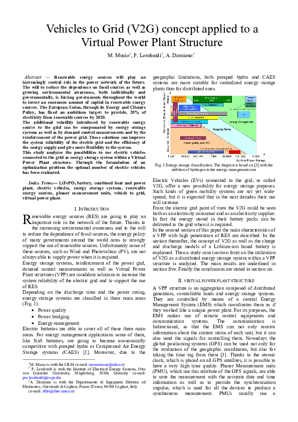 (PDF) Virtual Power Plant Structure