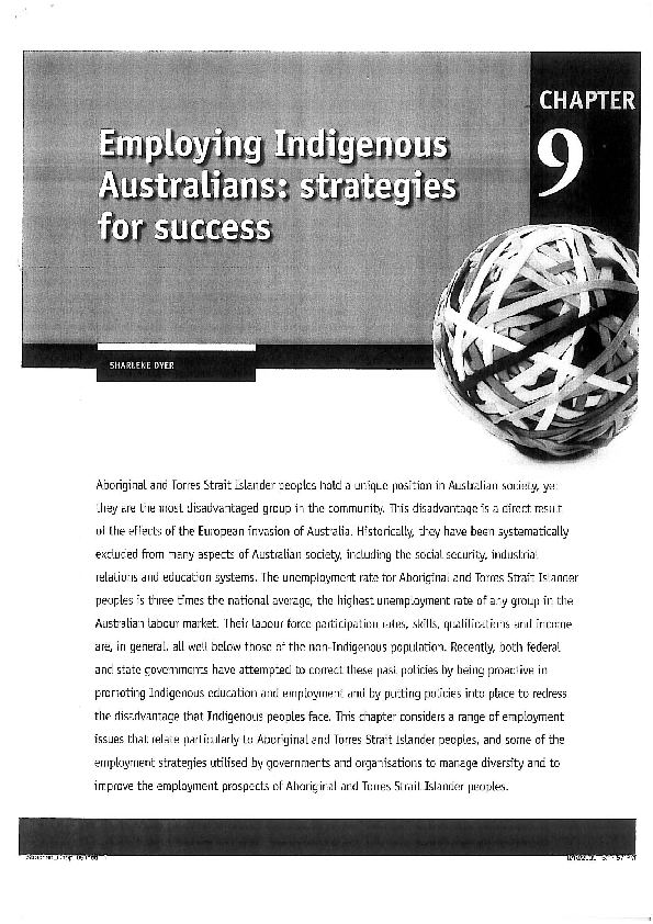 (PDF) Employing Indigenous Australia: Strategies for Success